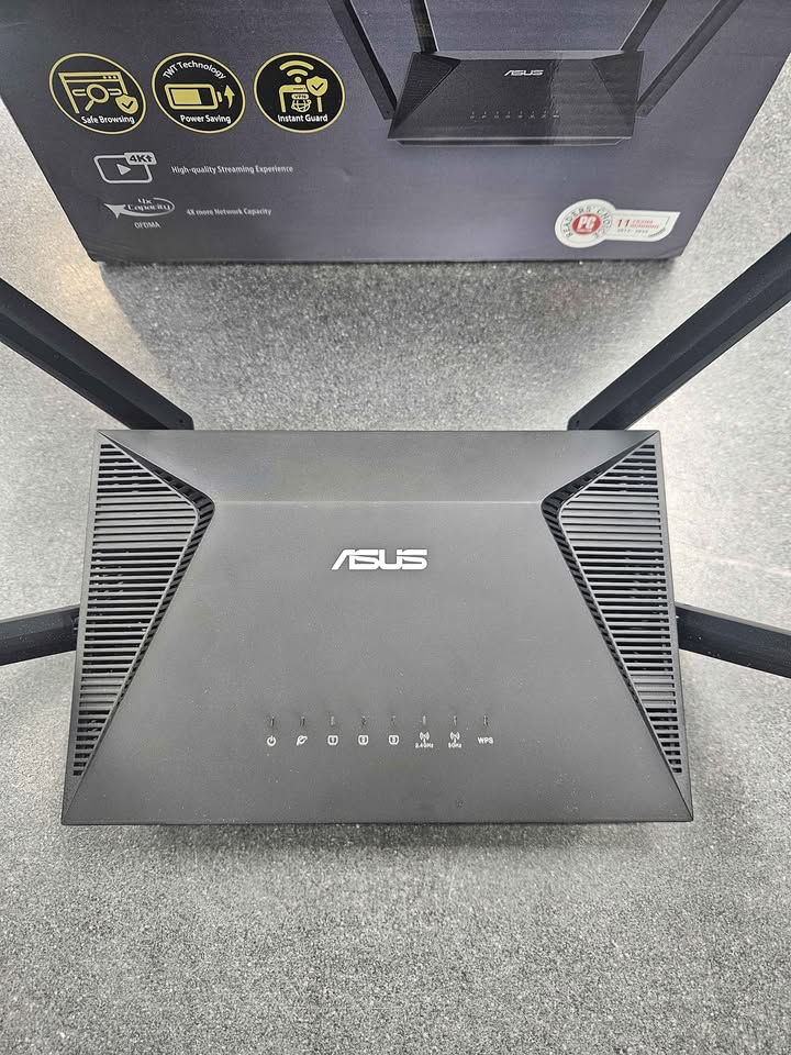 Pre-owned ASUS RT-AX52 (AX1800) Dual Band WiF - Own4Less
